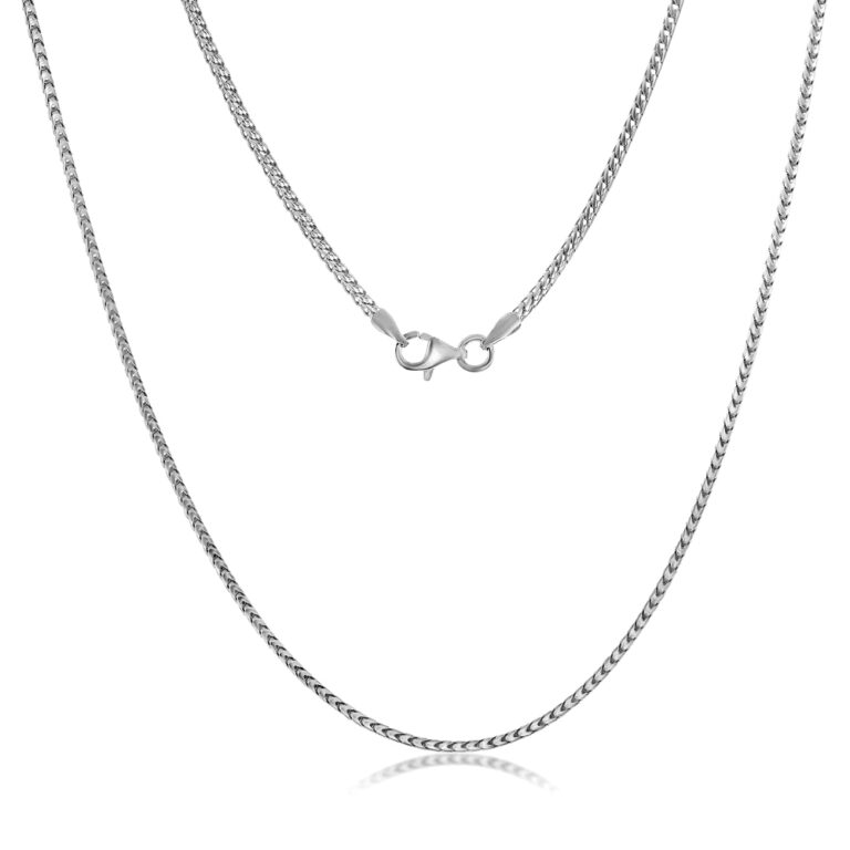 Sterling Silver Franco Link Chain - Sapphires Jewellers